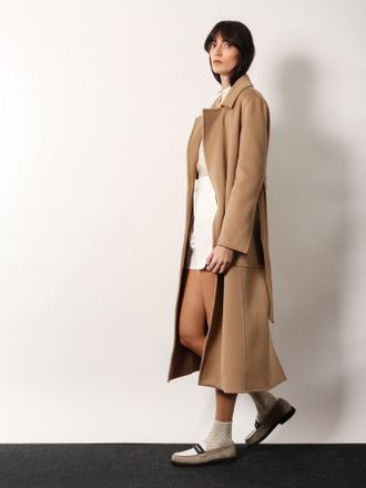 Max Mara Womens Coat Artur Cashmere Brown