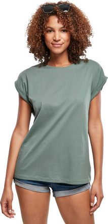 Urban Classics Damen T-Shirt Ladies Extended Shoulder Tee, T-Shirt mit &uuml;berschnittenen Schultern, aus Baumwolle, erh&auml;ltlich in vielen Farben, Paleleaf, 3XL