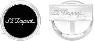 S.T. Dupont Boutons de manchette laqu&eacute; &agrave; logo