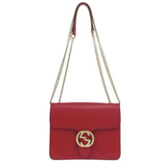 Gucci Sac bandouli&egrave;re vintage Pre-owned - Femme - Pre-owned - Rouge - Taille: ONE Size