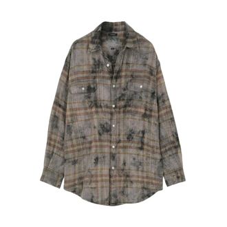 R13 Femme, Vestes, Multicolore, Taille: 38 FR Boyfriend Flannel Shirt