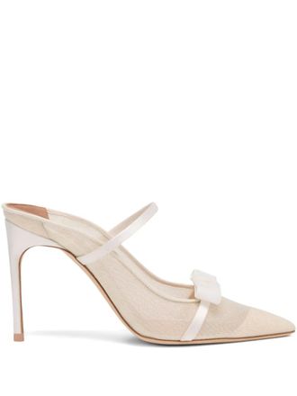 Malone Souliers Aurora Mules mit Absatz 90mm - Nude