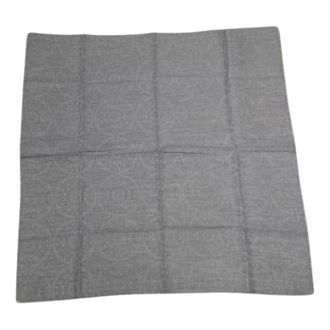 Dior Pre-owned &Eacute;charpe en soie - Femme - Pre-owned - Gris - Taille: ONE Size