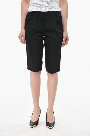 Dolce & Gabbana Shorts Mit Zwei Abn&auml;hern Und Satin-Seitenstreifen Dolce & Gabbana