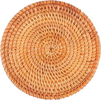 Valiclud Vietnamese Rattan Isolieruntersetzer Hitzebeständiger Topfuntersetzer Praktisches Tischset Kreativer Haushalts untersetzer Schützender Platzdeckchen f