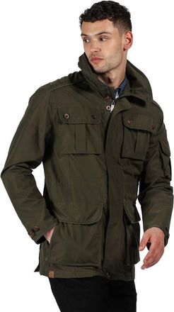 Regatta Elmore wasserdichte, atmungsaktive Shell-Jacke mit verborgener Kapuze und Mehreren Taschen