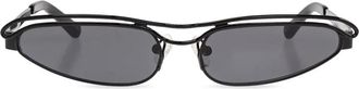 The Attico Norma Sonnenbrille - Schwarz