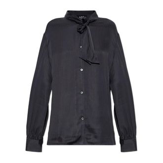 A.P.C. Marguerite Hemd - - Blouses & Shirts - Damen - Blau - S