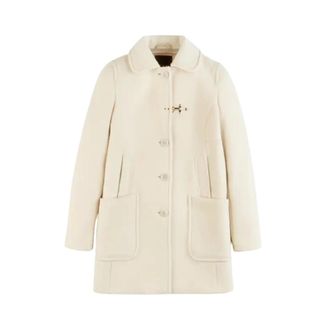 Fay Bon Ton Wollmantel mit Taschen - - Coats - Damen - Beige - L