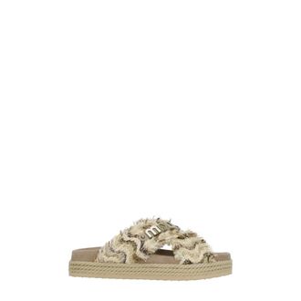 Mou Femme, Chaussures, Beige, Taille: 36 EU Criss-cross Rope Sandal