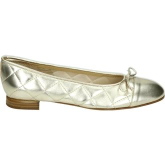 Brunate Goldene Ballerinas mit G-Weite - - Shoes - Damen - Beige - 42 EU