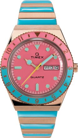 Timex Q Malibu Mehrfarbig Damen Armbanduhr TW2U81500