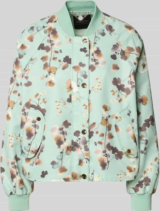 Marc Cain Blouson im Allover-Look mit Stehkragen
