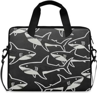 Alaza Sac pour ordinateur portable de 40,6 &agrave; 15,6 pouces, sac &agrave; bandouli&egrave;re mignon pour ordinateur portable de 40,6 &agrave; 15,6 cm, sac fourre-tout pour femme, h