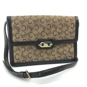 Celine Pre-owned Toile sacs-celine - Femme - Pre-owned - Brun - Taille: ONE Size