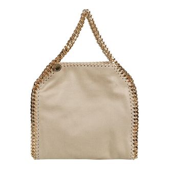 Stella McCartney Schicke Schultertasche mit Kettenverzierung - - Bags - Damen - Beige - ONE SIZE
