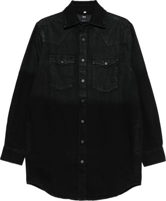 3x1 Femme, Blouses et Chemises, Noir, Taille: 34 FR Chemises