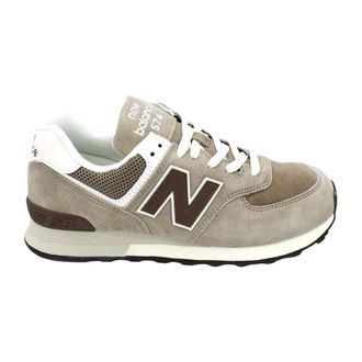 New Balance Homme, Chaussures, Beige, Taille: 38 1/2 EU Daim Lacets Semelle Caoutchouc Baskets