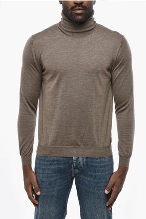 Malo Cashmere Turtleneck Sweater Größe 54