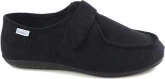 Cabrera BioMedic 9501 Chaussures de maison noires pour homme, Noir, 45 EU