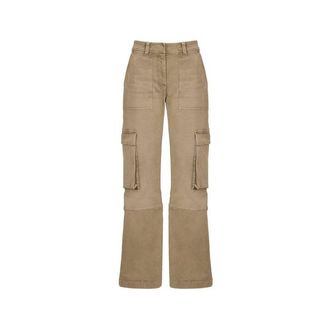 Acne Studios Pantalon cargo large taille haute