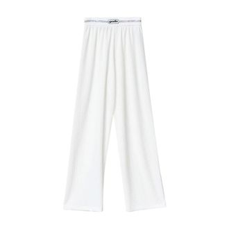 Gaëlle Paris Femme, Pantalons, Blanc, Taille: 36 FR Pantalon Jogger Blanc Style Élégant