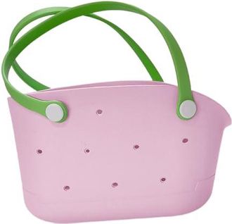 Generico Petit sac de plage en caoutchouc | Petit sac en caoutchouc | Petit sac de plage | Accessoires de voyage tendance lavables &agrave; l&eacute;preuve du sable pour ext