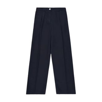 Cruna Cora Gabardine Hose - - Trousers - Damen - Blau - S