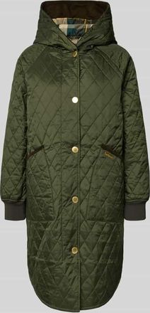 Barbour Relaxed Fit Steppmantel mit Cordbesatz Modell HILARY