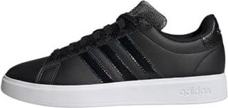 adidas Femme Grand Court 2.0 Shoes-Low, Core Black/Core Black/Silver Met, 40 2/3 EU