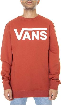 Vans Homme, Sweatshirts et sweats &agrave; capuche, Rouge, Taille: M Crewneck SweaT-shirt