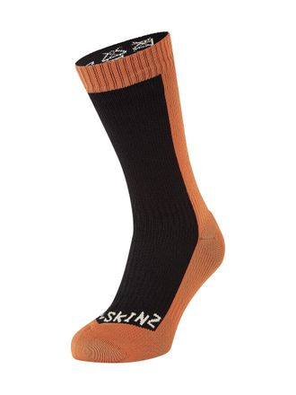 Sealskinz Unisex Starston Socke, Orange-schwarz, M EU