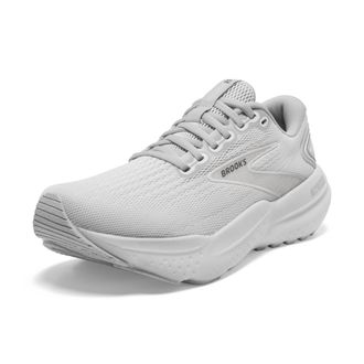 Brooks Glycerin 21 Neutraler Herren-Laufschuh, Weiß/Weiß/Grau, 45.5 EU