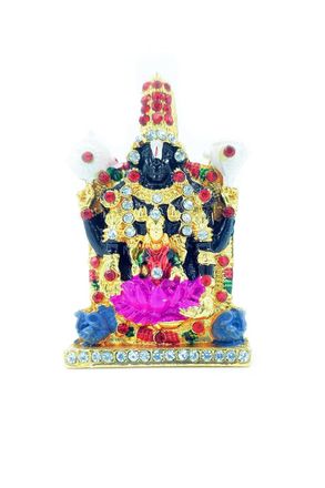 Generic RSGM ISKCON Balaji Venkatesh Perumal Lakshmi Idol Geld Vastu Auto Armaturenbrett Zuhause Geschenk Nano Balaji Gottheit