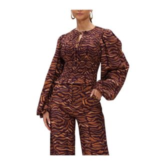 Harper & Yve Elin-Ls Top - - Blouses & Shirts - Damen - Mehrfarbig - XS