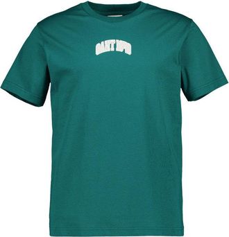GANT Herren T-Shirt gr&uuml;n Baumwolle