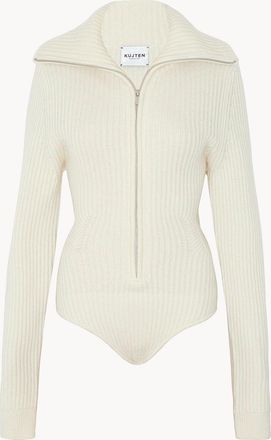 Kujten Body col camionneur cachemire, 6 fils - Pull Lea