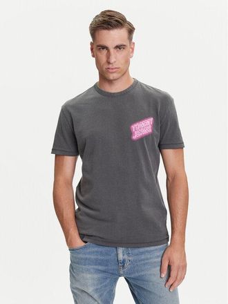 Tommy Jeans T-Shirt Novelty DM0DM21829 Grau Regular Fit
