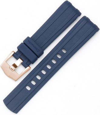 Generic LXGGUC Uhrenarmband für Omega 007 Planet Ocean AT150 Dornschließe Silikonarmband Zubehör Gummiarmband