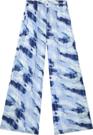 A|X Armani Exchange Femme, Pantalons, Multicolore, Taille: 42 FR Wide Pantalons