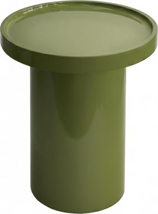 Oviala Couchtisch, rund, 40 cm, MDF, lackiert, Olivgr&uuml;n