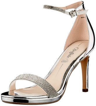 Buffalo Damen Monroe 2 Sandale mit Absatz, Silver, 40 EU