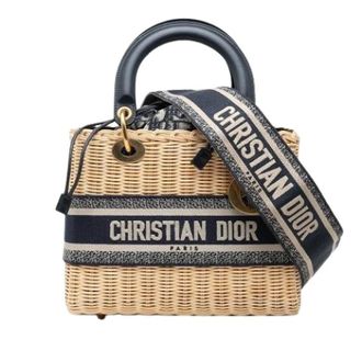 Dior Sac Lady Dior en osier Pre-owned - Femme - Pre-owned - Beige - Taille: ONE Size
