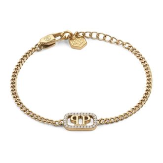 Philipp Plein Lettering Logo-Chain Armband - - Accessories - Damen - Gelb - ONE SIZE