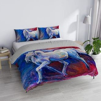 Italian Bed Linen SOGNI DAUTORE SD-13 Bettbezug-Set, 100% Baumwolle, für Doppelbett