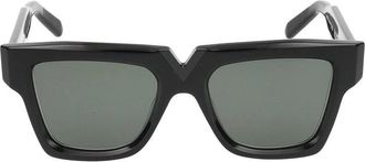 Valentino Goldene Schwarze Sonnenbrille - Stilvolles Modell - - Accessories - unisex - Schwarzk - 51 MM