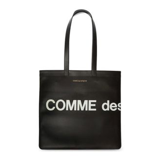 Comme Des Gar&ccedil;ons Homme, Sacs, Noir, Taille: ONE Size Huge Logo Tote Bag