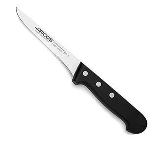 Arcos Ausbeinmesser mit Nitrum Edelstahlklinge 130 mm - Professionelles Messer zum Schneiden von Knochen und Fleisch - Ergonomischer Griff aus Polypropylen,