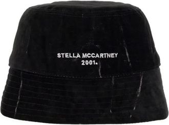 Stella McCartney Stella McCartney Caps & Mützen - Subtle Textured Black Bucket Hat - Gr. 57 - in Schwarz - für Damen