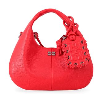 Ganni Femme, Sacs, Rouge, Taille: ONE Size Hobo Mini Bag